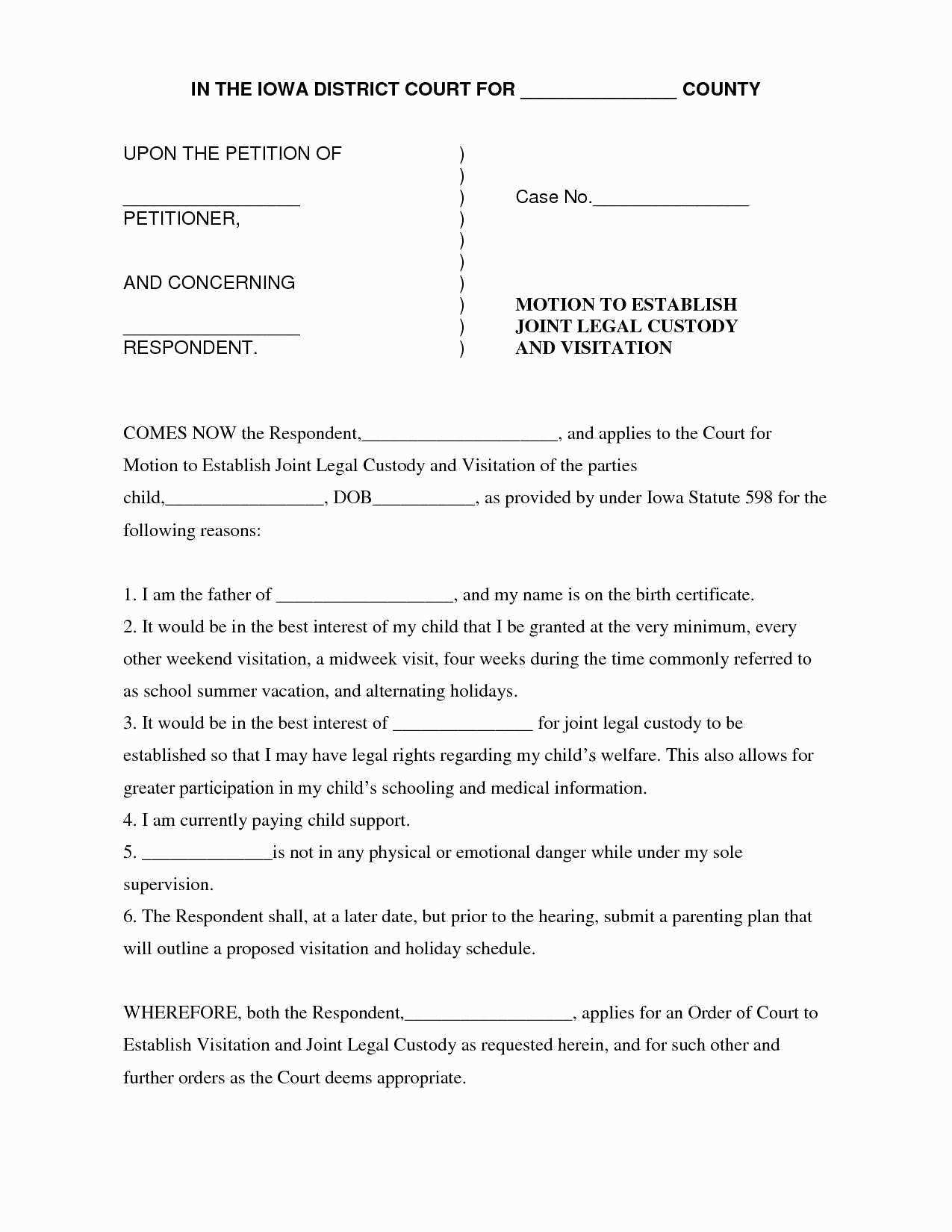 Free Printable Parenting Plan Free Printable Free Printable Parenting Plan Free Printable