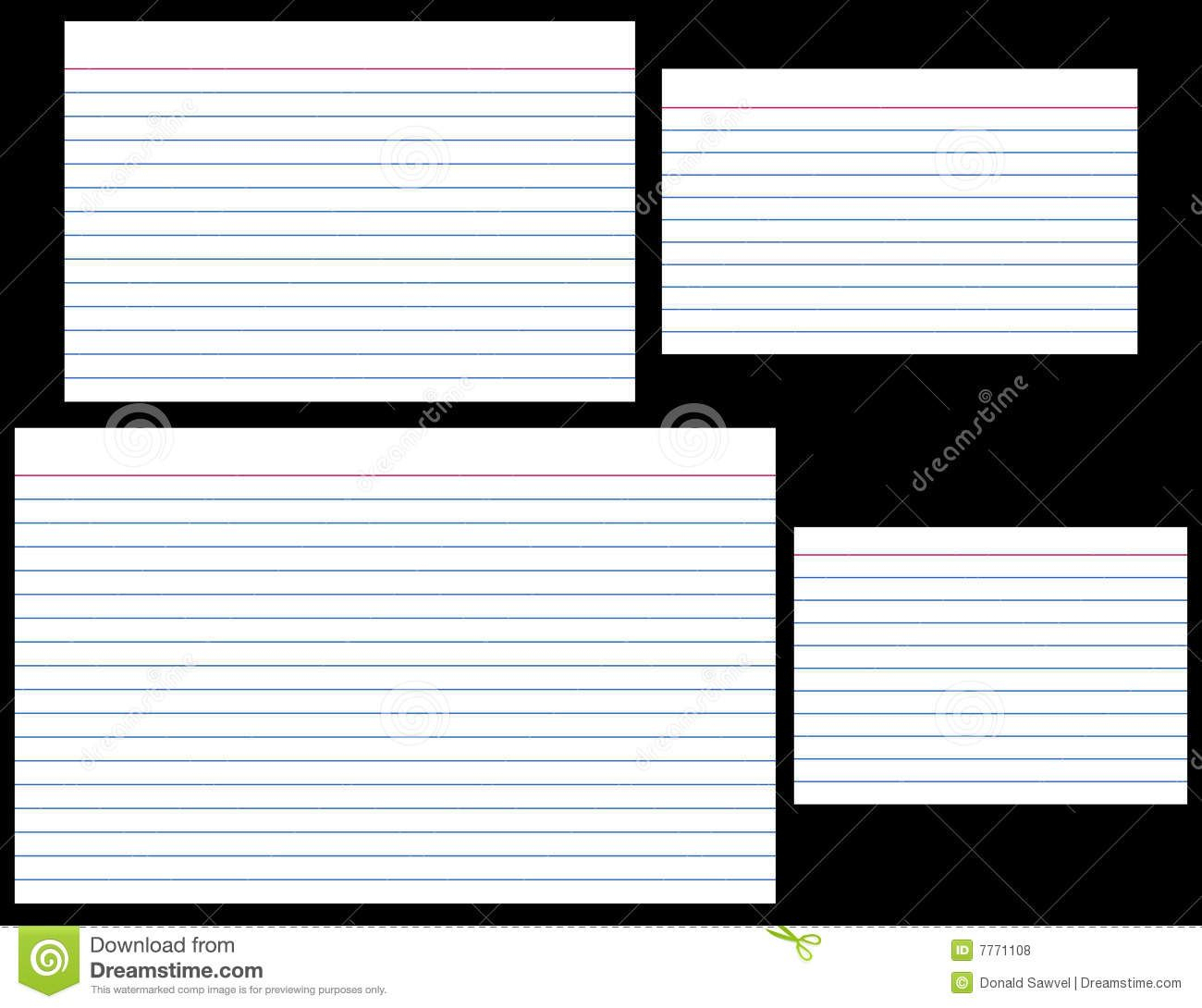 Free Printable Blank Index Cards Free Printable