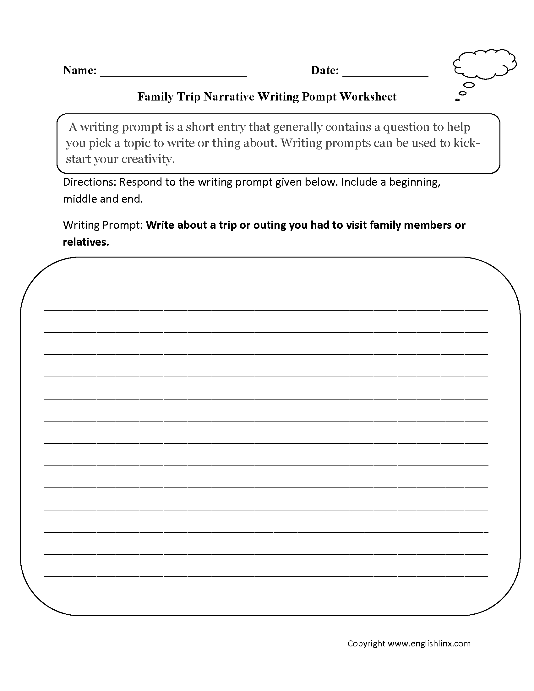 Free Printable Writing Prompts For Middle School Free Printable Free Printable Writing Prompts For Middle School Free Printable