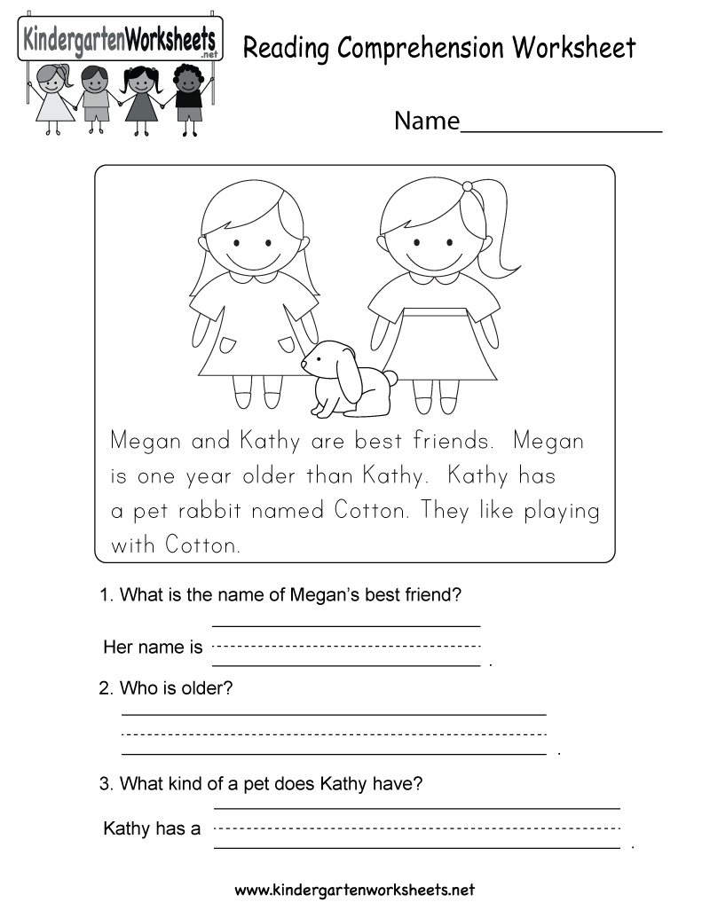 Free Printable Reading Activities For Kindergarten Free Printable